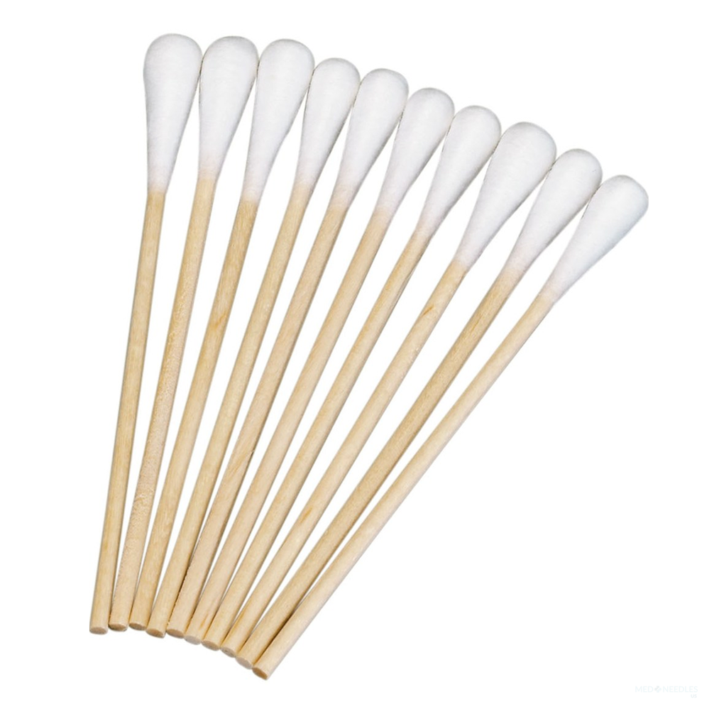 3" Cotton Tipped Applicators | Wood | Non-Sterile | 1000 per Box ...
