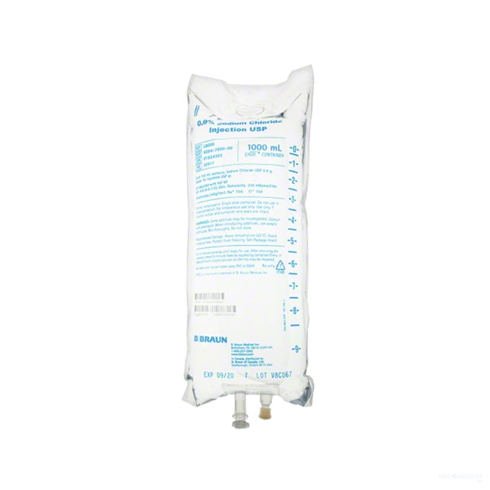 0.9% Sodium Chloride Fluids USP | 1000mL — MedNeedles-US
