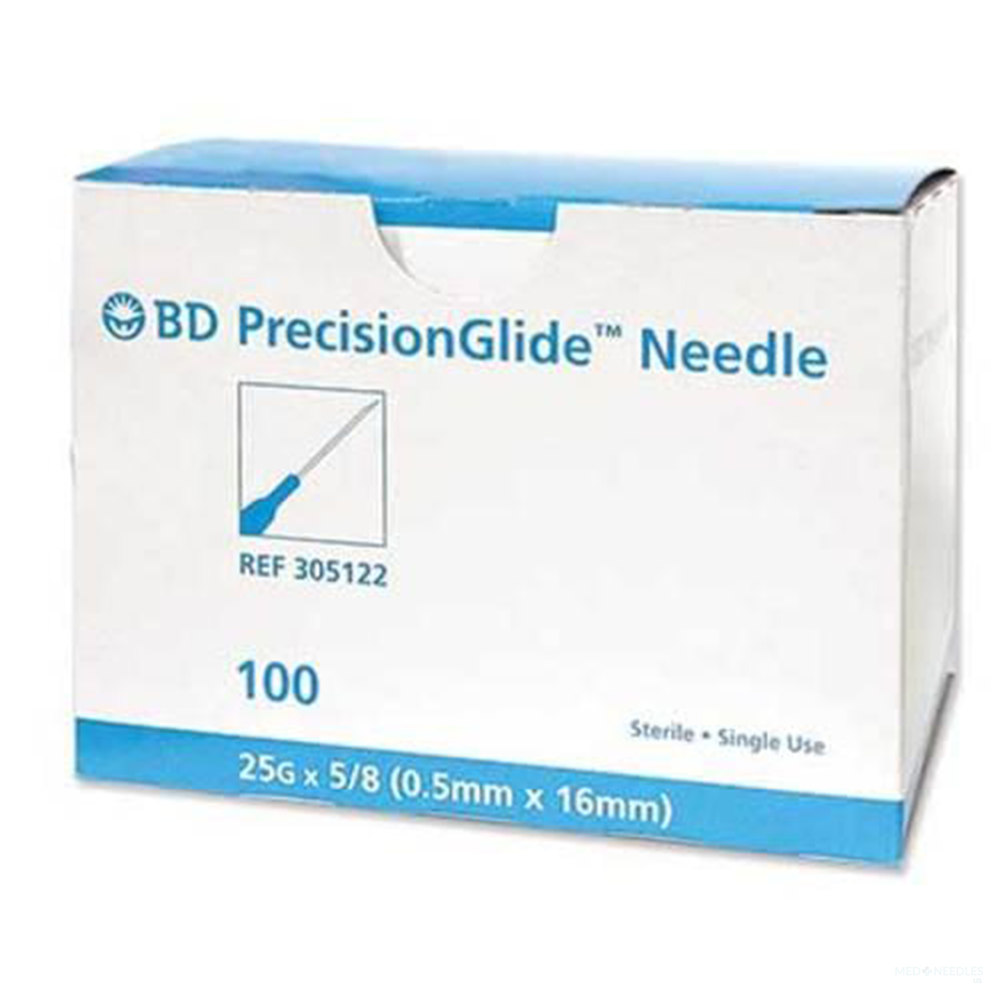 25G x 5/8" - BD 305122 PrecisionGlide Needle | 100 per Box — MedNeedles-US